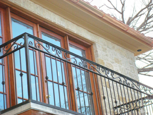 Wrought Iron Balconies Gallery – Ornamental Forged Iron in Dallas Texas